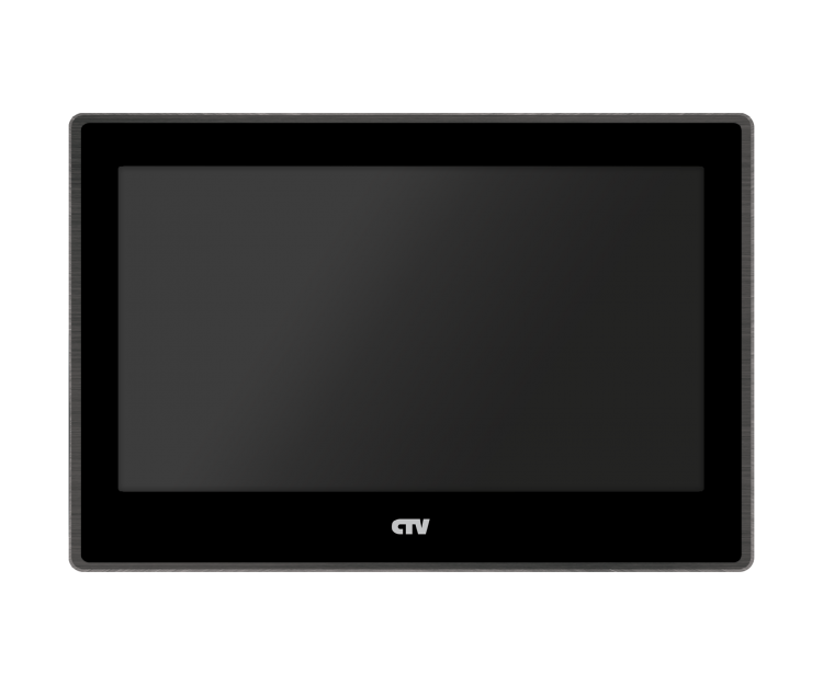 ≡ CTV-M5702 (черный) монитор видеодомофона с 7" сенсорным дисплеем, поддержкой формата AHD и ...